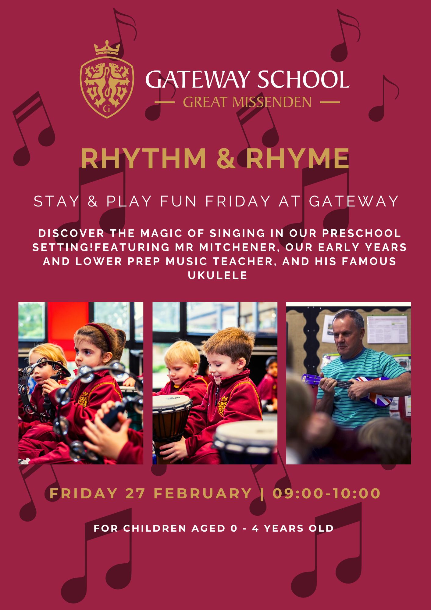 Preschool Fun Fridays - Rhythm & Rhyme | Friday 27 February 2026 ...